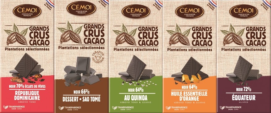 Cémoi chocolate range from controlled fermentation